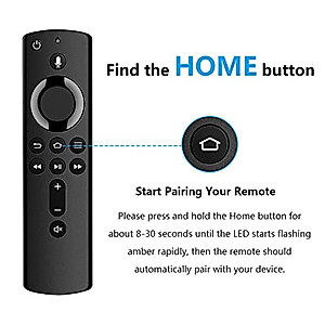 Replacement L5B83H 2AN7U-5463 Voice Remote for Amazon Fire TV Cube 1st-Gen EX69VW & 2nd-Gen A78V3N; Fire TV Stick 4K 1st-Gen E9L29Y 2nd-Gen LY73PR & 3rd-Gen S3L46N; Fire TV 3rd-Gen Pendant LDC9WZ