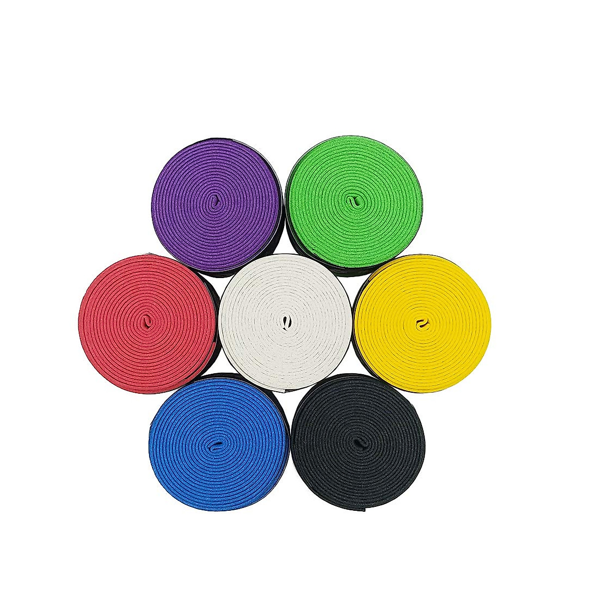Abovehill Tennis Racket Grip Tape Matte Surface Non-slip for Tennis Racket Badminton Racket Baseball Bat Bicycle Grip Fishing Rod Grip 7-Pack