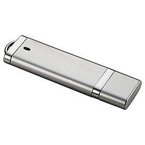 Standard 128MB USB 2.0 Silver Pen Drive w/Cap (128 Megabyte, Not Gigabyte) (1 Pack)
