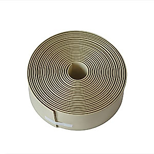 KOMORAX Driftwood 2" Wide 20' Length Chair Vinyl Strap Strapping for Patio Lawn Garden Outdoor Furniture Matte Finish Color