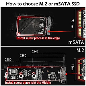Dogfish mSATA SSD 250GB 3D NAND TLC SATA III 6 Gb/s, mSATA (30x50.9mm) Internal Solid State Drive - Compatible with Desktop PC Laptop - (MSATA 250GB)