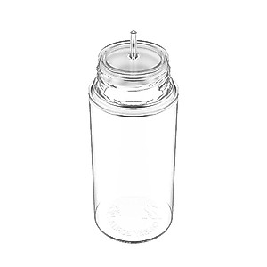 BOTTLES Chubby Gorilla - 100ML Unicorn Bottle - Clear Bottle Natural Cap - V3 (3 PACK)