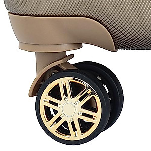 London Fog Northbridge Expandable Hardside Spinner Bronze, Carry-On 20-Inch