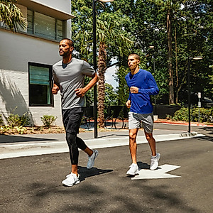 Hanes Men's Long Sleeve Cool Dri T-Shirt UPF 50+, X-Large, 2 Pack ,White