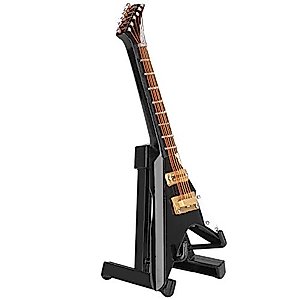 LIULDASHUN Guitar Decoration Miniature Ornaments VShaped Mini Musical Instrument Model Gift Black 10cm for Guitar Enthusiast Gift