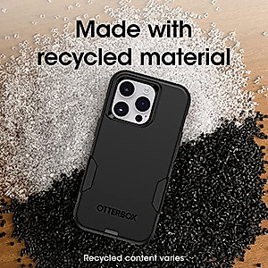 OtterBox iPhone 14 Pro Commuter Series Case - BLACK , slim & tough, pocket-friendly, with port protection