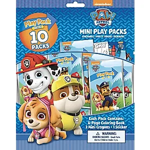 Bendon Paw Patrol 10 Mini Play Packs, 36 months to 144 months