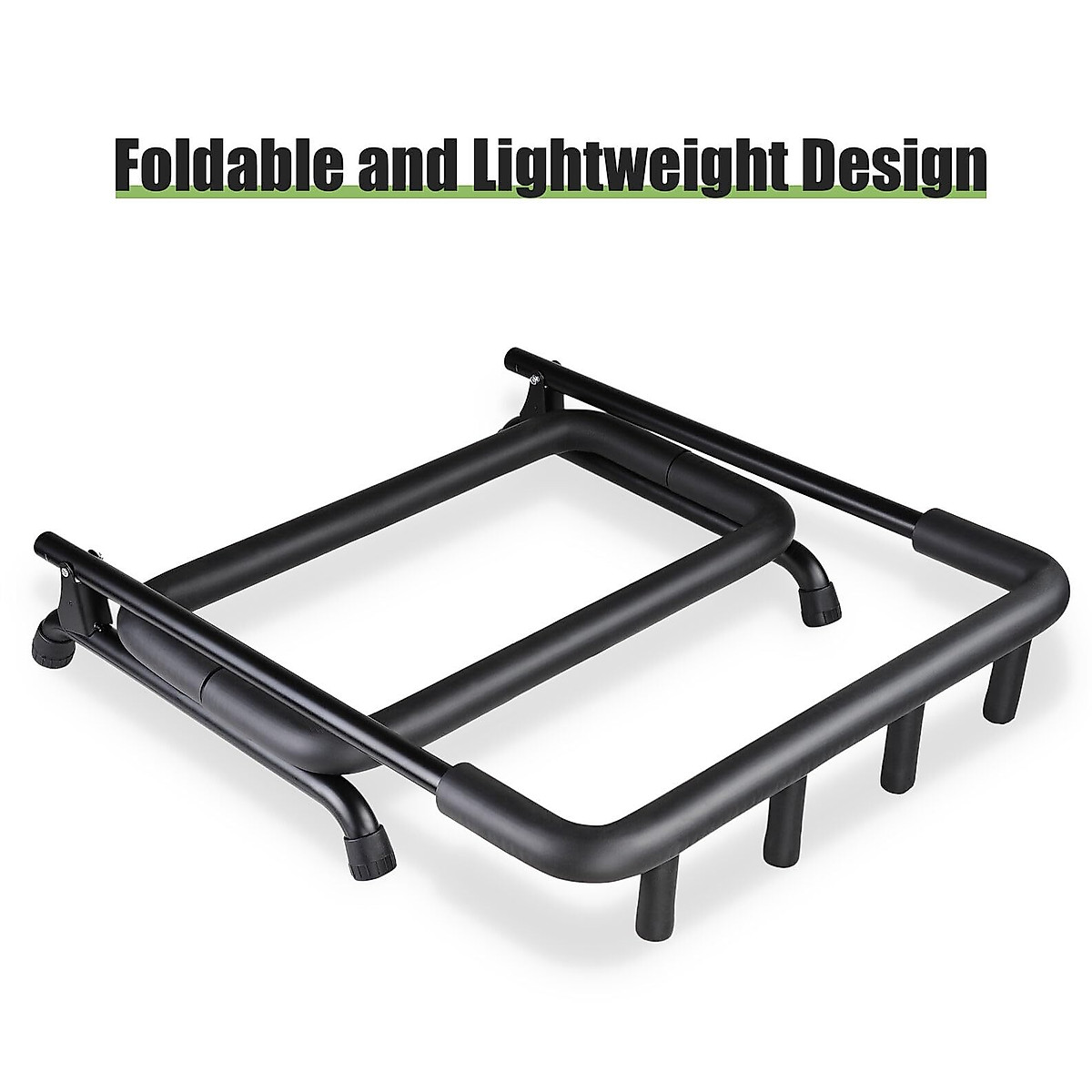 Superlative Stands Multiple Guitar Stand Rack; Foldable Display Holder for 3 Guitars; Electric Bass Stage Display Holds Up to Three Black