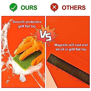 28" Silicone Griddle Mat for Blackstone 28 inch Griddle(Not fit 28XL/Pro), Heavy-Duty Food Grade Silicone Grill Buddy Mat Blackstone Griddle Top Cover Accessories Keep Flat Top Clean Critter-Rust Free