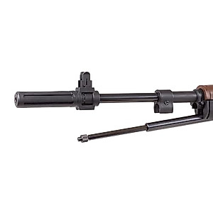 Springfield Armory M1A Underlever Pellet Rifle, Wood Stock air Rifle (.22 Caliber)