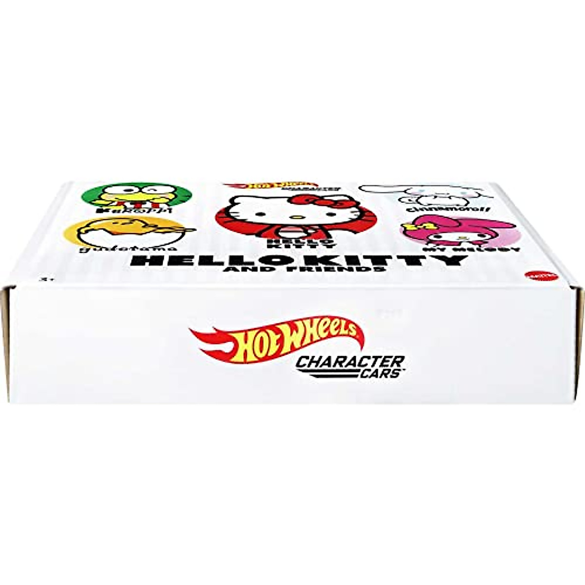 Hot Wheels Sanrio Character Car 5-Pack, Toy Cars in 1:64 Scale: Hello Kitty, Keroppi, Gudetama, Cinnamaroll & My Melody