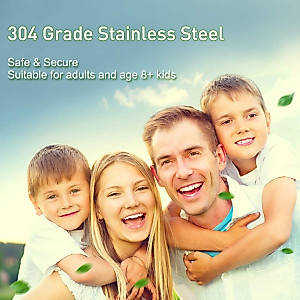 BRMDT Tongue Scraper Tongue Cleaner for Adults - Professional Tongue Cleaning Tool to Reduce Bad Breath, Medical Grade Safety Stainless Steel Tongue Scrapers with Storage Case (Rose Gold)