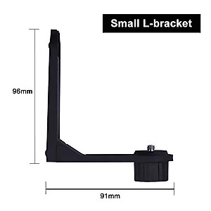 Laser Level L-shape Bracket Magnetic Level Adapter 1/4" Port for Universal Levels Two Size