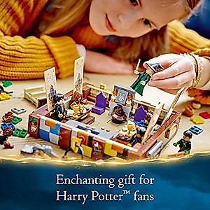 LEGO Harry Potter Hogwarts Magical Trunk, Luggage Set, Building Toy Idea for Kids, Customizable Toy, Girls & Boys with Movie Minifigures and House Colors, 76399