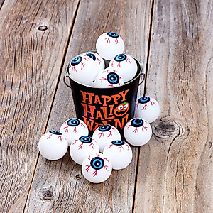 Boao 20 Pieces Halloween Eyeballs Plastic Scary Eyeballs Halloween Skeleton Eyeballs Horror Props for Halloween Party Decorations