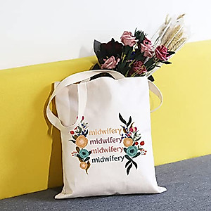 TSOTMO Midwife Gift Midwife Appreciation Midwifery Labor and Delivery Nurse Accessories Tote Bag (Midwifery tote)