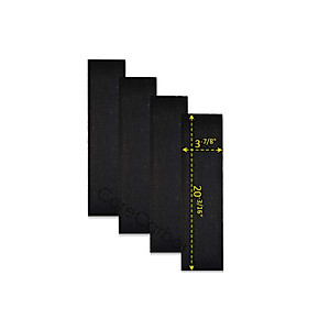 CoreCarbon 4-Pack Pre-Filter Designed to Fit Honeywell Quiet Clean Air Purifier - Models HFD070, HFD120, HFD-120, HFD-120-Q, HFD123, HFD-123-HD, HD123, HFD140, HFD140BWM, HFD230, HFD230B, & MORE