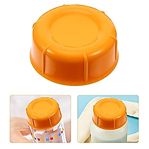 Kisangel 10Pcs Bottle Cap Travel Replacement Caps Leak Proof Lids for Glass Milk Bottle Breastmilk Bottles