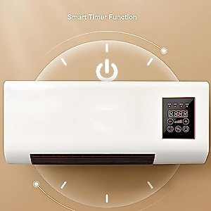 Small Air Conditioners, Mounted Air Conditioner Cooling and Heating Air Conditioner Fan with Remote Control, 2000W Mini Air Cooling Heating Fan for Bedroom