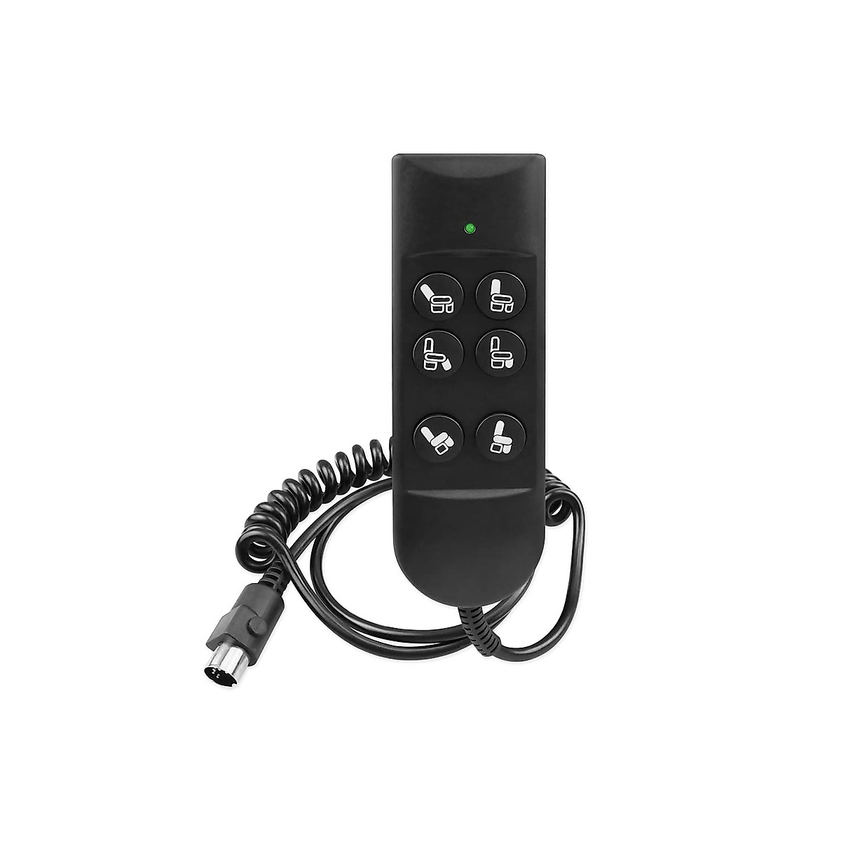 YIGUCS 6Button Power Lift Chair Remote Control Replacement with 5-Pin Plug Extension Cable Fit for Okin Lazyboy Golden Catnapper Dewert Limoss Power Lift Recliner Chair Home Recliner Hand Control