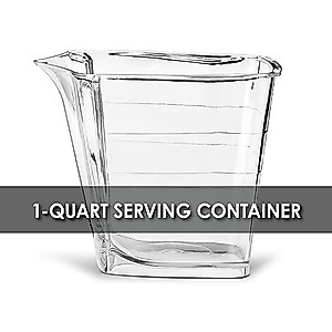 Waring Commercial BJ120C Compact Citrus Juicer, 120V, 5-15 Phase Plug,White, 34 Ounce