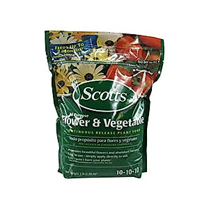 Scott's 300900 3 Lb All Purpose Flower & Vegetable Plant Food 10-10-10