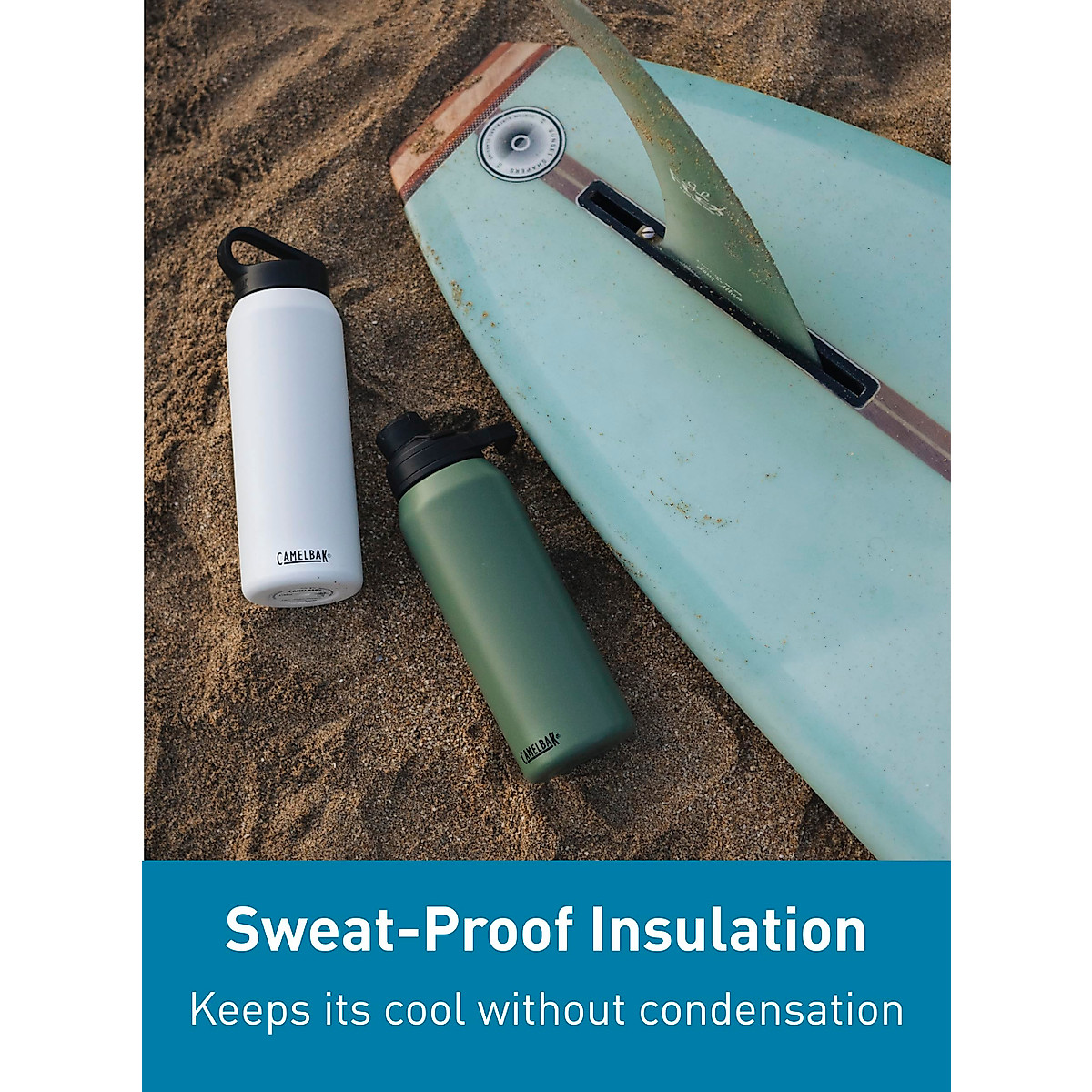 CamelBak Chute Mag 32oz Vacuum Insulated Stainless Steel Water Bottle, Black