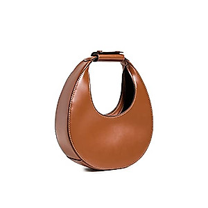 STAUD Women's Mini Moon Bag, Tan, One Size