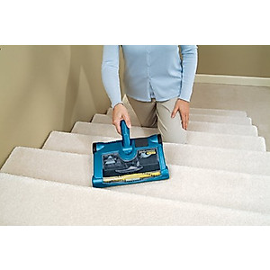 Bissell Perfect Sweep Turbo Powered Triple Brush Sweeper, 28801, Blue