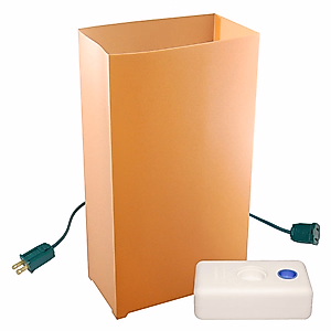 Lumabase 32310 Electric Luminaria Kit, Tan