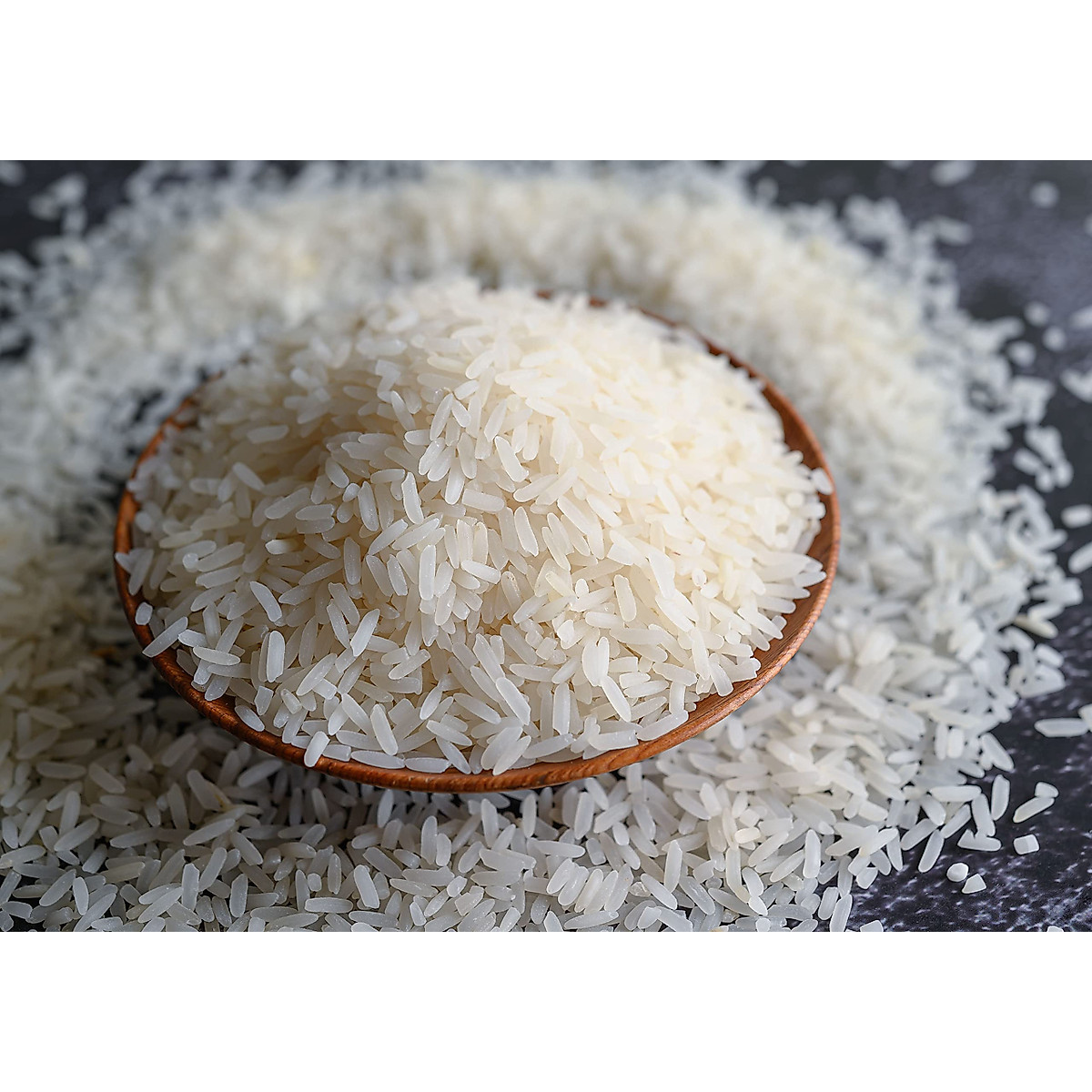 Food to Live - Organic White Jasmine Rice, 5 Pounds - Non-GMO, Long-Grain Rice Variety, Raw, Vegan, Kosher, Bulk