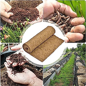 Jute Fiber Worm Blanket for Compost Cups, Boxes, and Farms - Durable & Mat