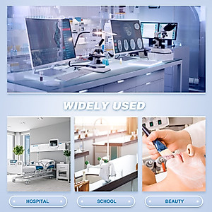 Mxmoonant Centrifuge Machine, 15mlX6 Lab Benchtop PRP Centrifuges, 4000RPM Electric Desktop Centrifuge with LCD Digital Display, Time & Speed Control 110V White