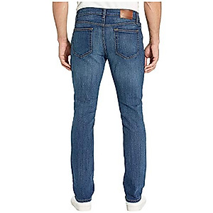 Tommy Hilfiger mens Thd Straight Fit Jeans, Dark Wash, 34W x 32L US