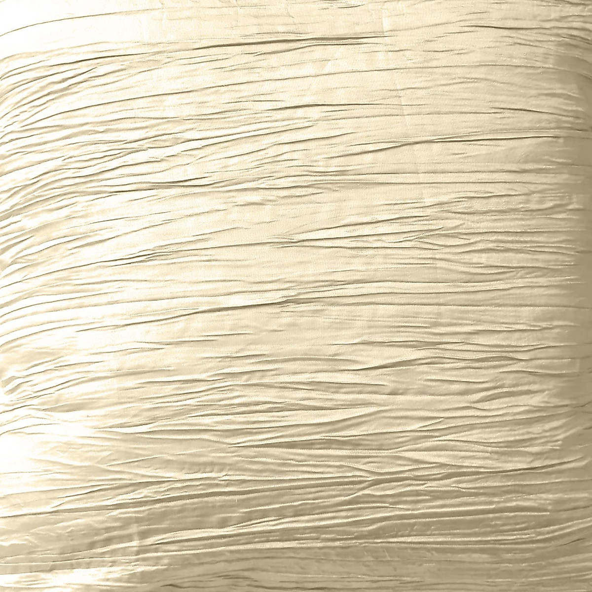 Zen Creative Designs Crushed Crinkle Taffeta Fabric by The Yard 58 Inch Wide/Distressed Light Weight Fabric/Craft & Sewing Material (1 Yard, Ivory)