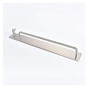 Towel Racks Towel Holder Rails Towel Rack, 304 Stainless Steel Non-perforated Kitchen Towel Bar Single Lever Hook Bathroom Towel Bar Toilet Bath Towel Rack