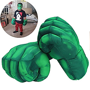 Superhero Hands Gloves Superhero Capes Fists Kids Soft Plush Superhero Toys Accessories Superhero Costumes Gloves Cosplay for Boy
