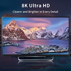 Poyiccot Mini Displayport to Displayport Adapter, 8k Mini DP to DP Adapter Bi-Directional Mini Displayport Male to Displayport Female Extention Adapter for Laptop PC TV Gaming Monitor, 2pack