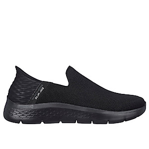 Skechers Men's Gowalk Flex Hands Free Slip-ins Athletic Slip-on Casual Walking Shoes Sneaker, Black, 9