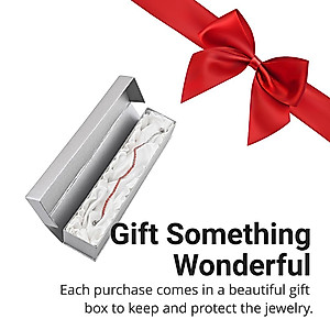 Shop LC Stainless Steel Tennis Bracelet - Adjustable Orange Cubic Zirconia Bracelet for Women - Dainty CZ Crystal Bridal Bracelets - 6.5" Length with a 2" Extender Jewelry Birthday Gifts for Women