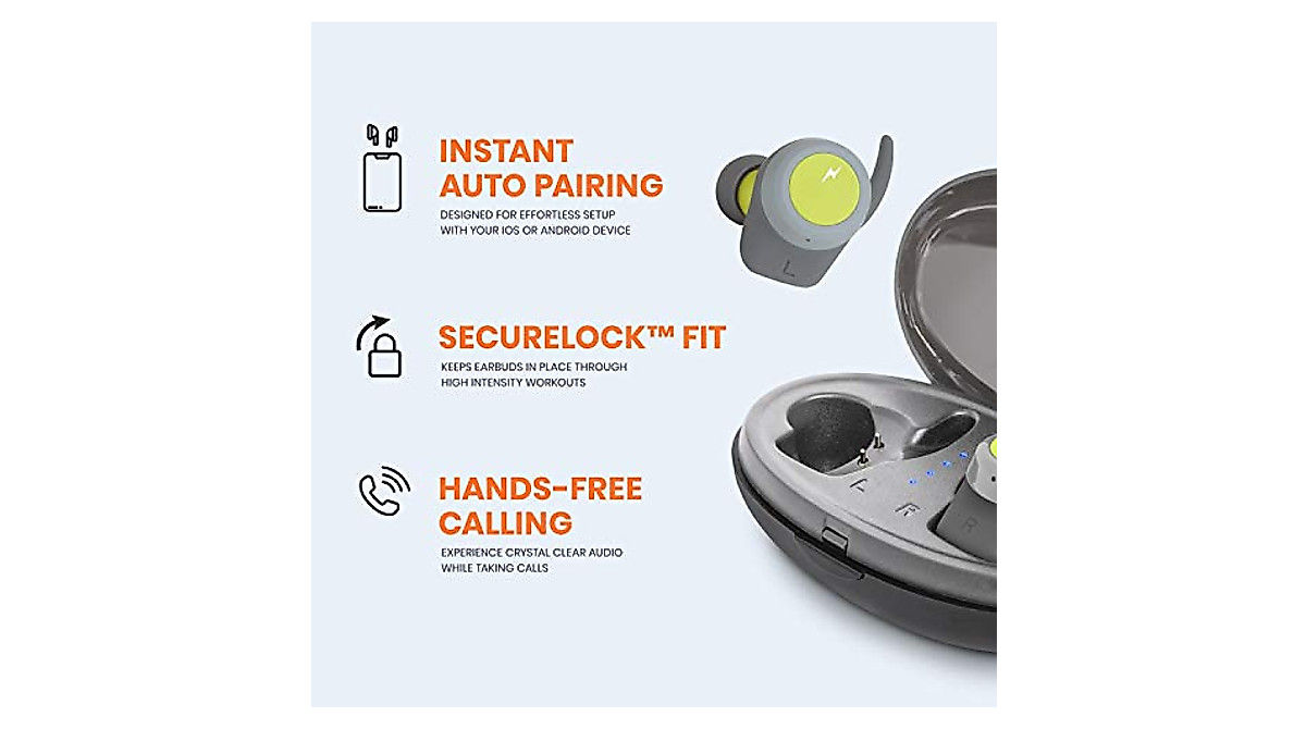 Helix Ultra Sport Wireless Earbuds with HD Audio and Waterproof Protection