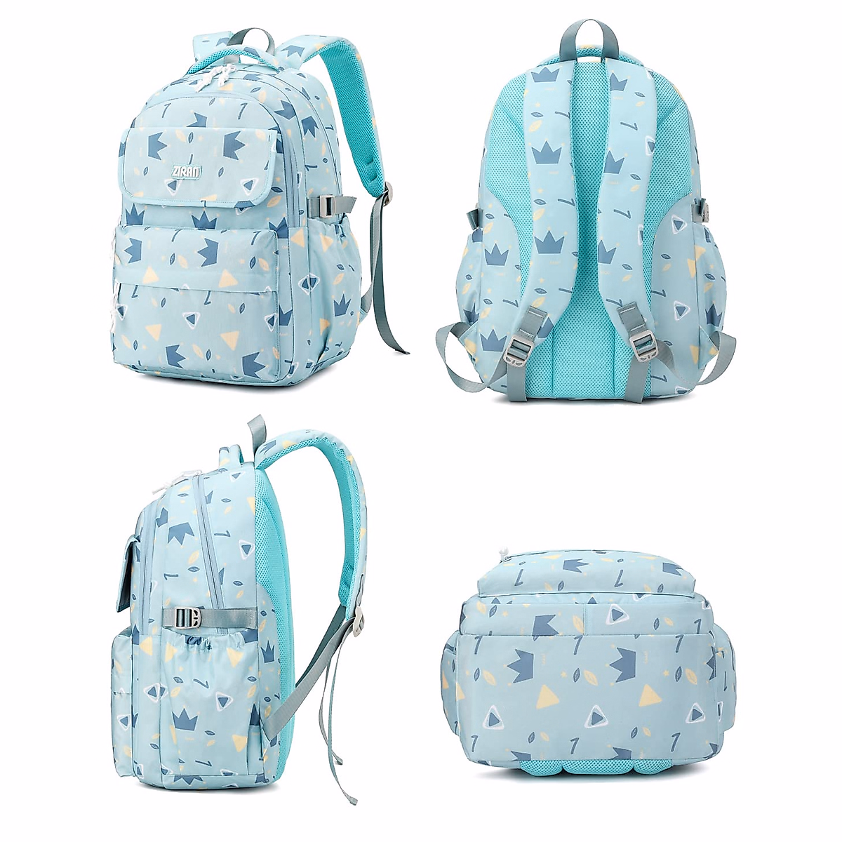 JiaYou Girls Women Backpack Junior Middle School Daypack High School University Laptop Bag(Purple Backpack,29 Liters)