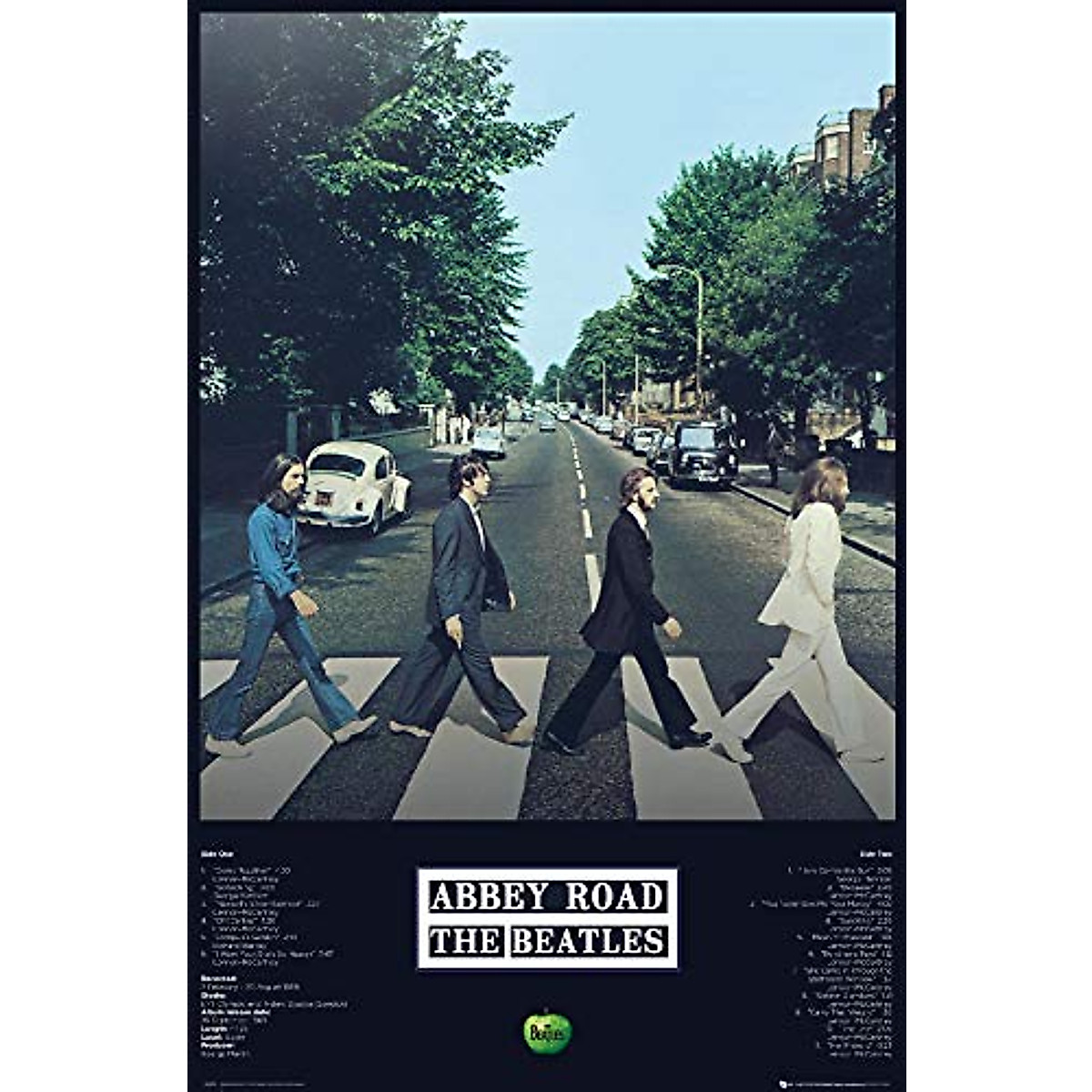 Trends International 24X36 The Beatles - Abbey Album Wall Poster, 24" x 36", Unframed Version