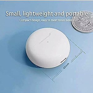 Pro 6 True Wireless Earbuds, Bluetooth Headphones, Hi-Fi Stereo Sound in-Ear Earphones, 99.99% Compatible with All Mobile Devices, Built-in Microphone, Up to 26 Hour Play Time with Charging Case