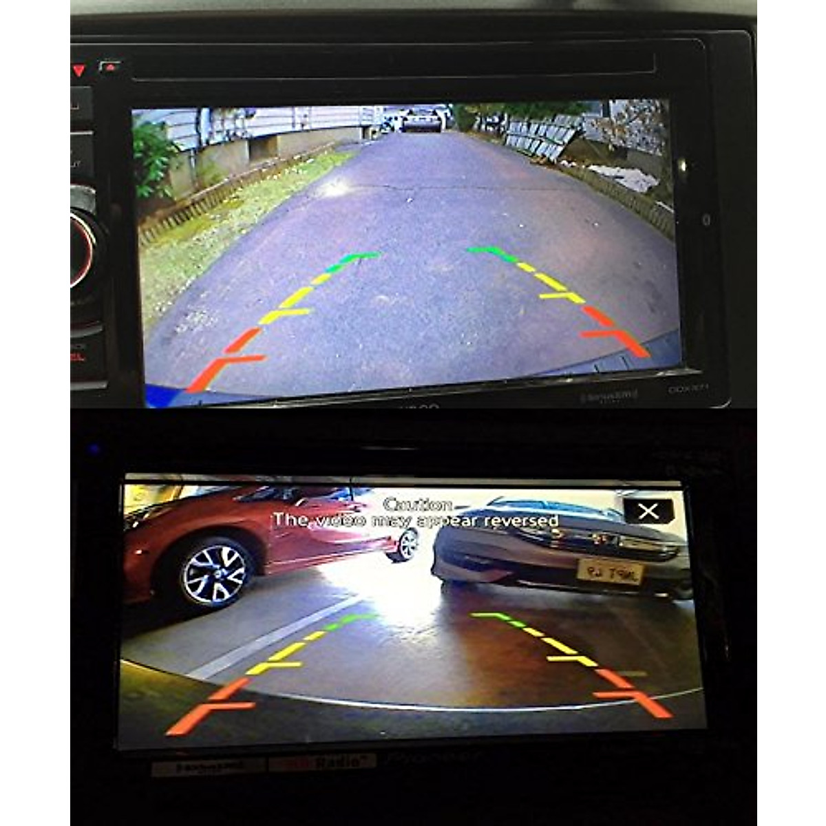 Front/Side/Rear View Camera,Chuanganzhuo Universal Normal Image Car Reverse Front/Side/Rear View Bakcup Camera for All Car,Black