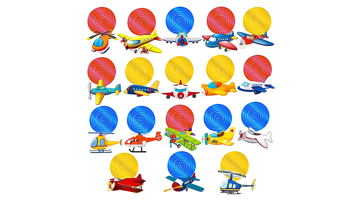 Airplane Hanging Swirls Airplane Birthday Party Decorations Helicopter ...