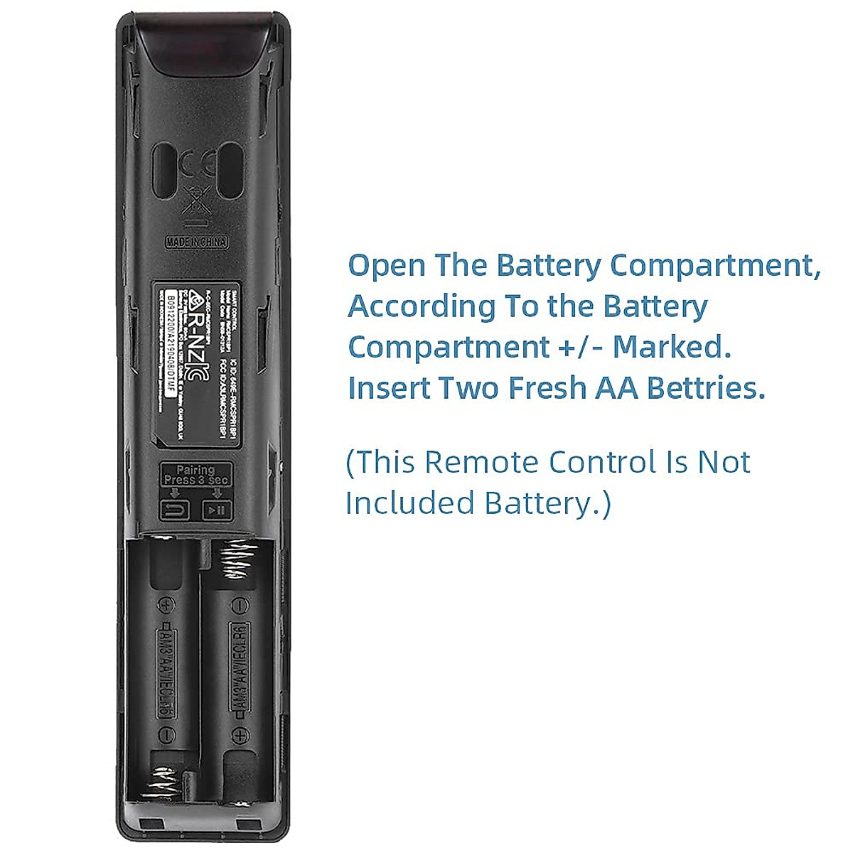 BN59-01312A Smart TV Voice Remote, for Samsung TV Remote, Compatible with All Samsung Series, Smart Curved Frame, QLED LED LCD 8K 4K TVs