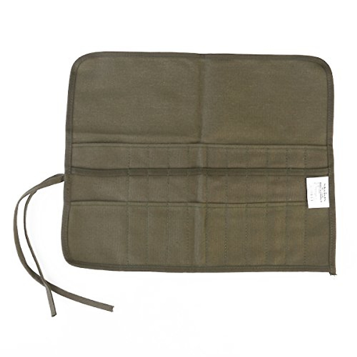 Tinksky Artist Paint Brush Roll Up Bag Holder Canvas Pouch (Green)