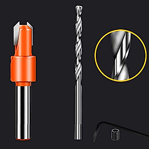 ULTECHNOVO 3pcs Self Tapping Screw Woodworking Countersink Tools Countersink Tool for Wood Drill Taper Hole T Tool Countersink Drill Bit for Wood Hole Drill Bit Salad Drill Wood Screw