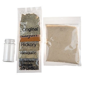 Hi Mountain Jerky Seasoning and Cure Kit - VARIETY PACK #1: Original, Mesquite, Hickory, Cracked Pepper N’ Garlic, & Cajun Flavors. Create Delicious & Flavorful Jerky at Home